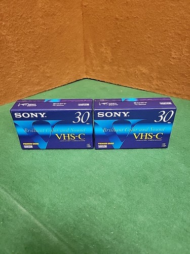 Sony & Maxell 30 Minute VHS-C Tape TC-30VHG Premium Grade New Sealed ...