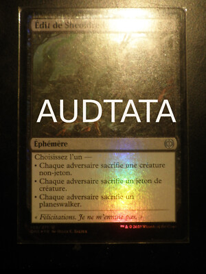 mtg magic Sheoldred's Edict FOIL FRENCH vf fr edit de Sheoldred | eBay