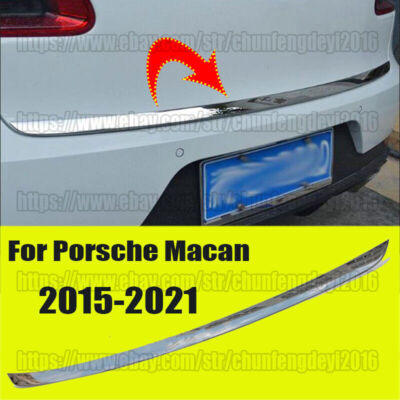 Fit For Porsche Macan 2015-21 STAINLESS REAR TRUNK TAIL GATE DOOR LID ...