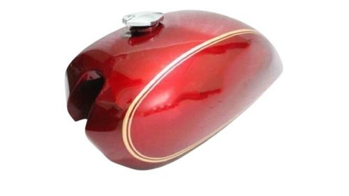 FIT FOR NORTON COMMANDO INTERSTATE 750 850 MKII STEEL GAS FUEL TANK RED ...