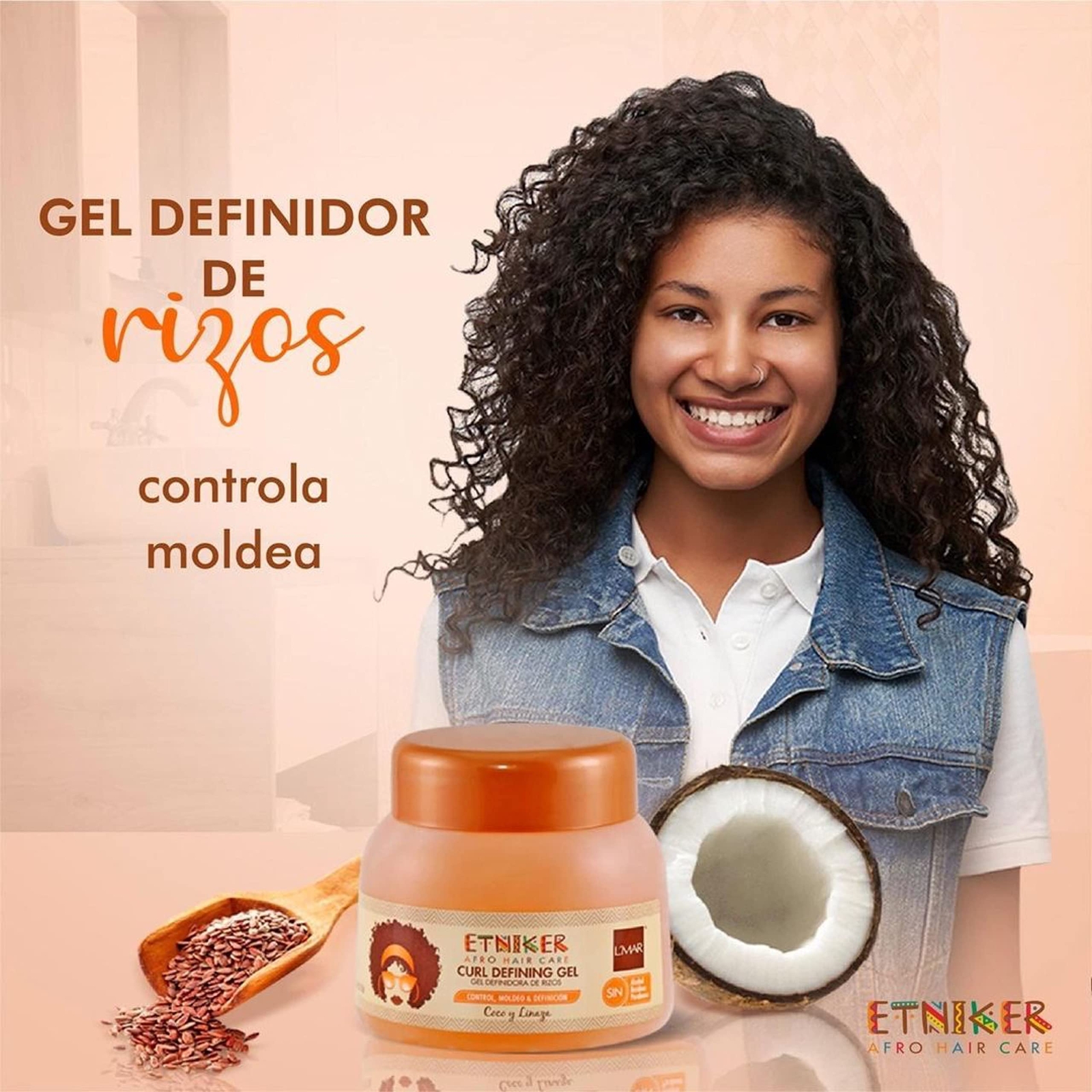 ETNIKER Afro-textured, Curly & Wavy Hair Define Kit | Gel, Hydroelixir ...