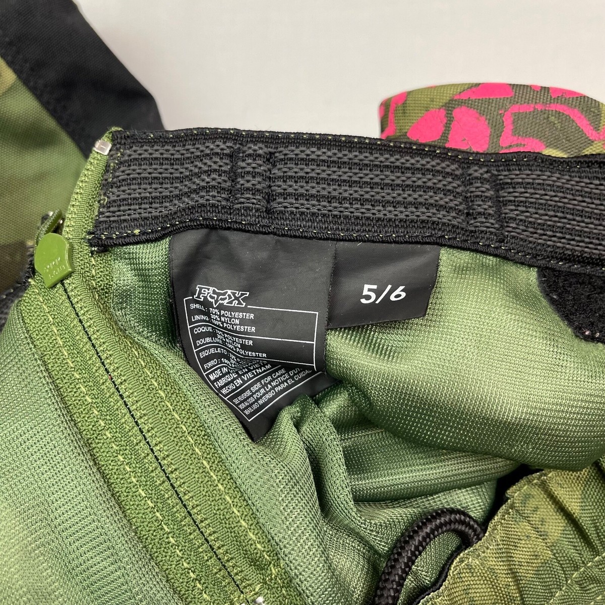 Pink Camo Fox Racing