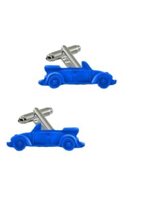 ref301 beetle Cabrio Curved Screen 3D Blue car Cuffs Cufflinks Wedding ...