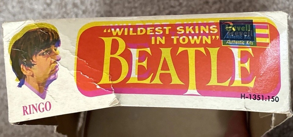 Beatles Ringo Starr Revell Model Kit - Box Top Only 1964 | eBay