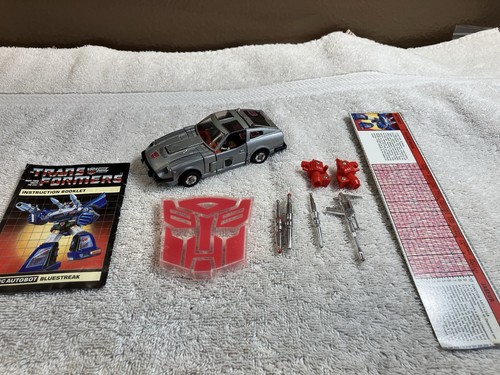 Transformers G1 Bluestreak 100% Complete W/ Instructions & Tech Specs ...