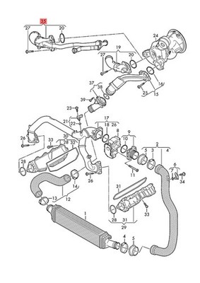 Genuine AUDI A4 Avant S4 A5 S5 Cabriolet Coupe Intake Manifold ...