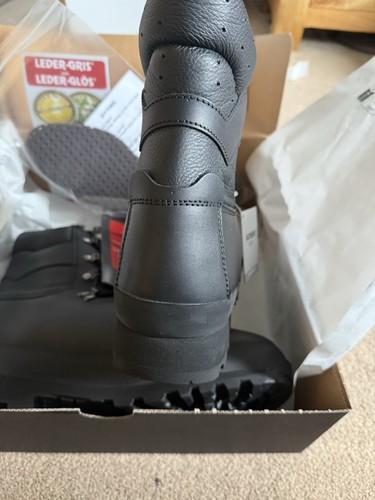 Altberg Defender Black leather Combat High Liability Boots Male Size ...