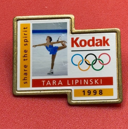 1998 Nagano Winter Olympics Tara Lipinski Figure Skater Souvenir Pin ...