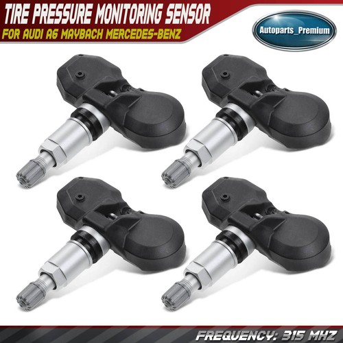 4x Tire Pressure Monitoring System (TPMS) Sensor for Audi Maybach ...