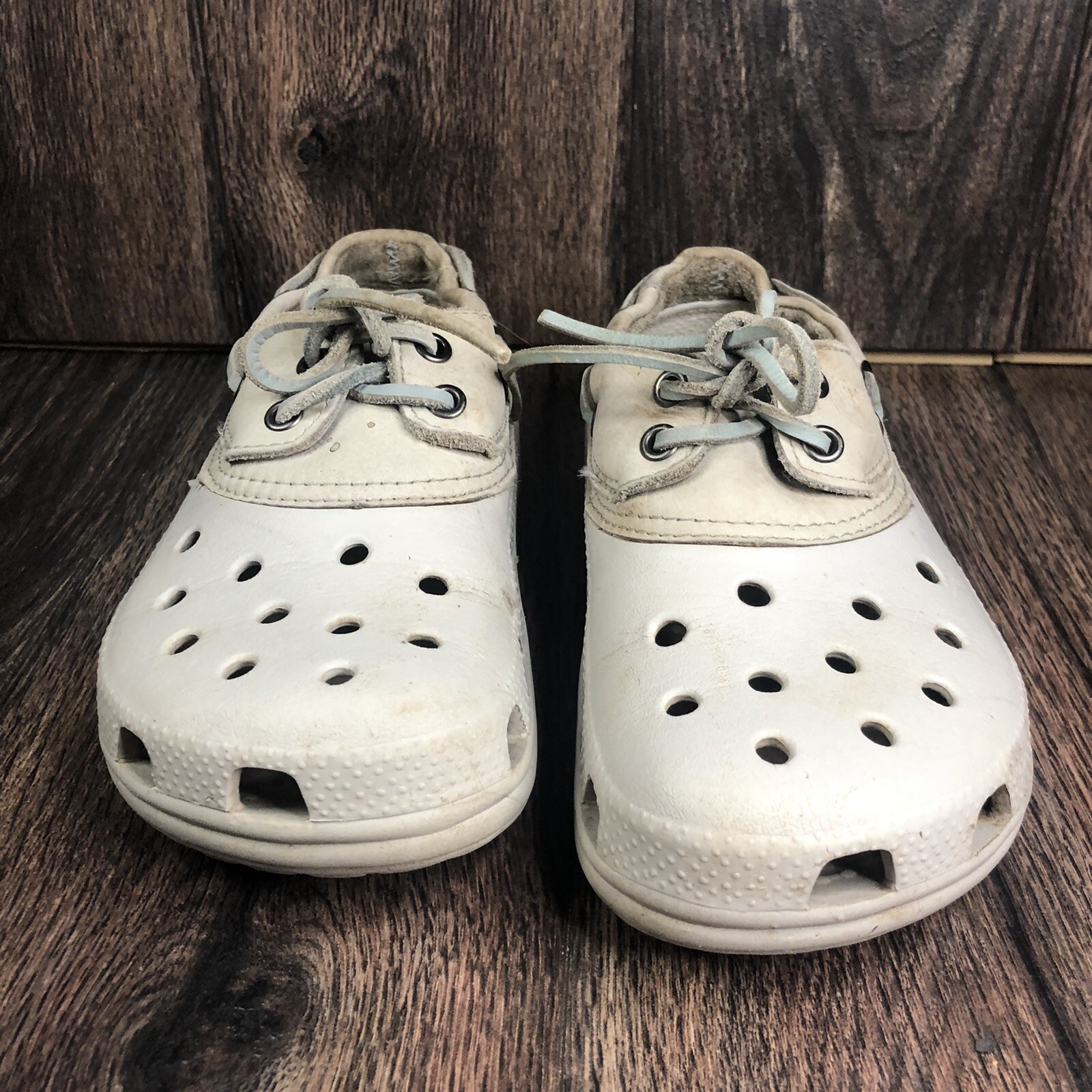 Crocs Islander Pitcrew Sport Boat Shoes Pale Tan Whit… - Gem