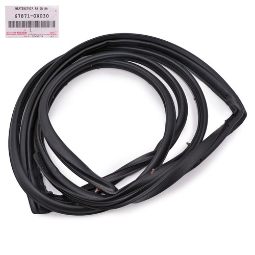 Rh Rear Door Rubber Seal Weatherstrip Fits Toyota Innova SUV 2010 2017 ...