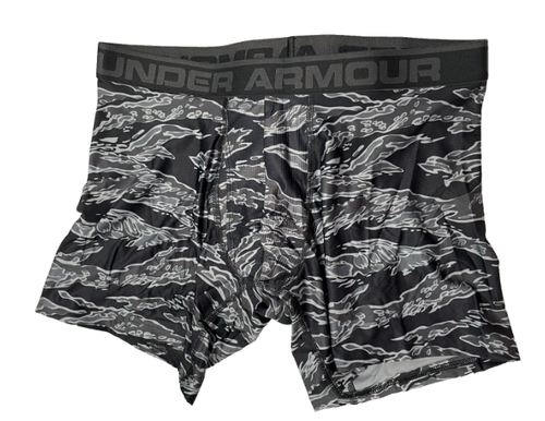 Under armour Boxers Mens 4XL BoxerJock O Series 6 Inch Black Camouflage ...