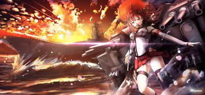 Anime yamato kantai collection panties pantsu shot girls Playmat Gaming ...
