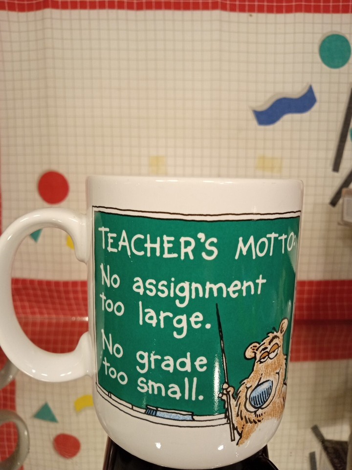 Hallmark Shoebox Greetings Teacher’s Motto No Assignment too Large ...