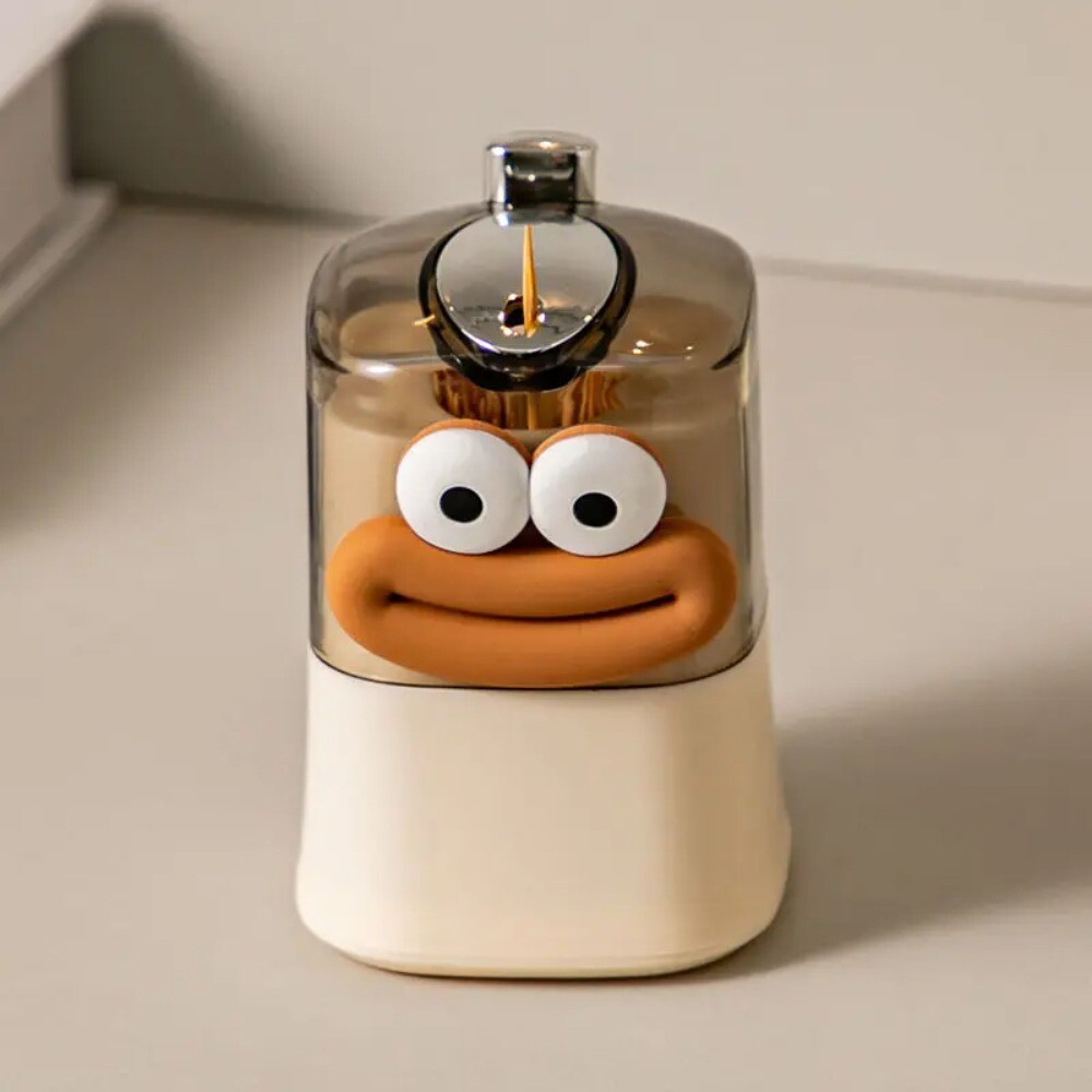 Cartoon Toothpick Box Automatic Pop-up Toothpick Holder Storage Box ...