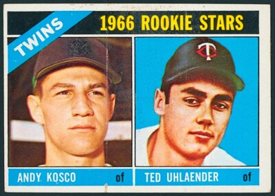 ⚾️ 1966 Topps - 1966 Rookie Stars Andy Kosco, Ted Uhlaender #264 (RC ...