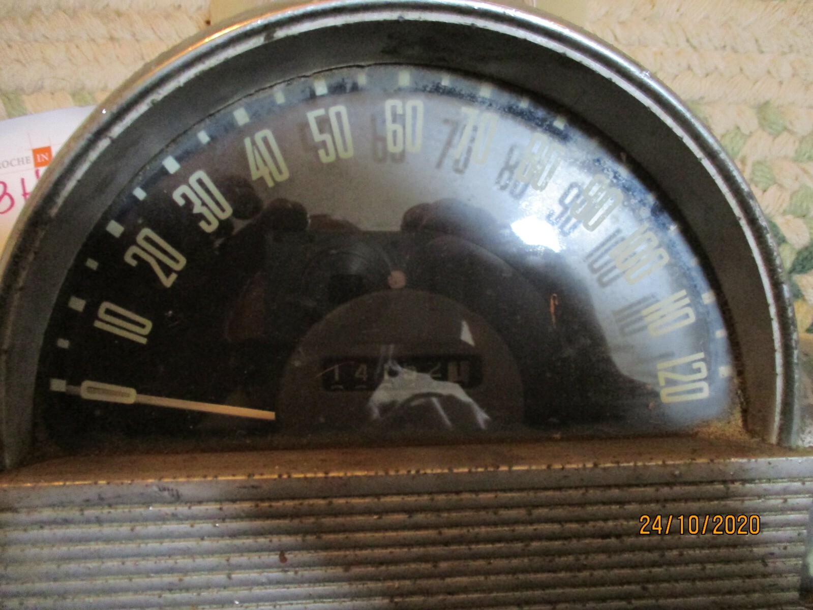 USED/WORKS 1953 HUDSON SPEEDOMETER W/LO MILES WILL NEED GONE THRU And ...