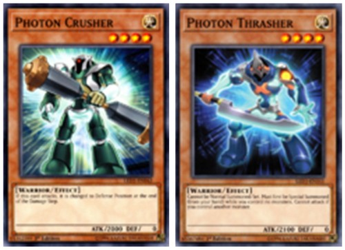 2 Card Set: Photon Crusher LED3-EN04 + Photon Thrasher LED3-EN041 Common | eBay