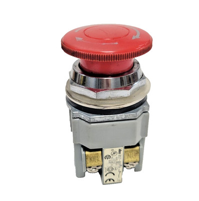 IDEC RED TWIST-RELEASE EMERGENCY STOP PUSHBUTTON AVDN751 | eBay