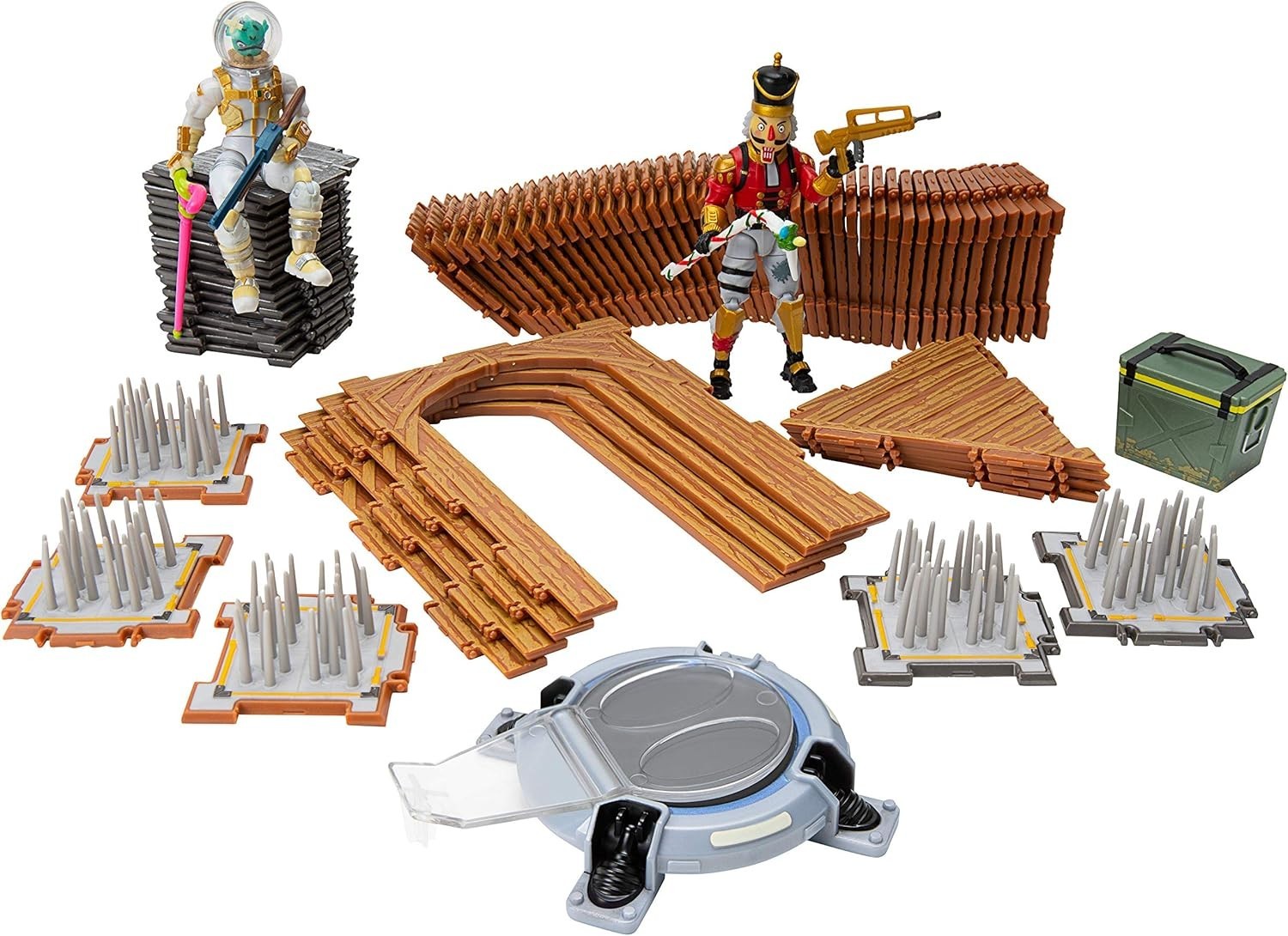 Ultimate Fortnite Action Figure Survival Kit with Weapons and Building ...