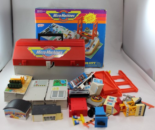 Micro Machines Toolbox SUPER CITY Vintage Playset 1988 Galoob Near ...