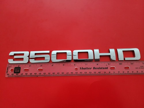 2007-2019 CHEVROLET SILVERADO 3500 HD 3500HD REAR SIDE EMBLEM LOGO OEM ...