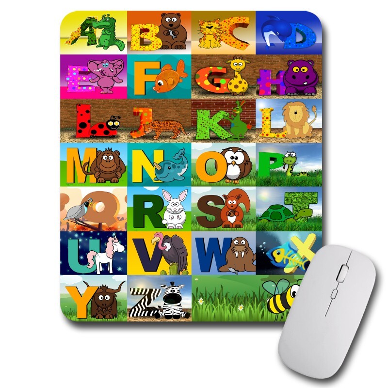 ABC Children Learning ~ Mouse Pad / PC Mousepad ~ Gift for Kids Boy ...