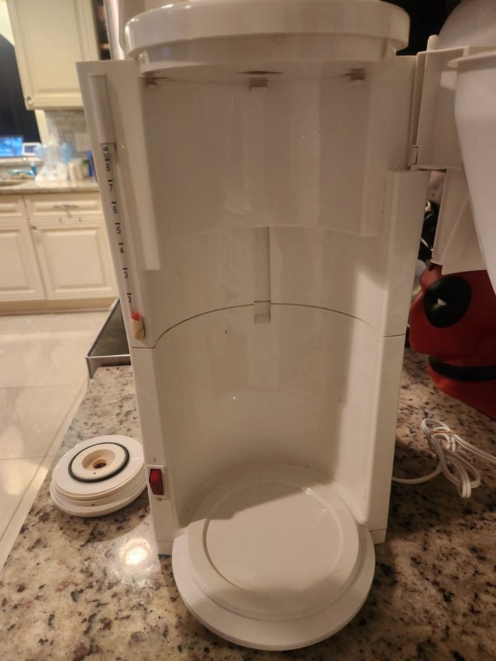 Gevalia KA-865MW Thermal 8 Cup Automatic Carafe Coffee Maker White ...