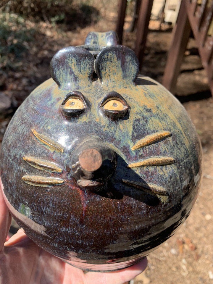 Roger Corn Ester Cotton Face Jugs Two - See Photos Tail off one nose ...