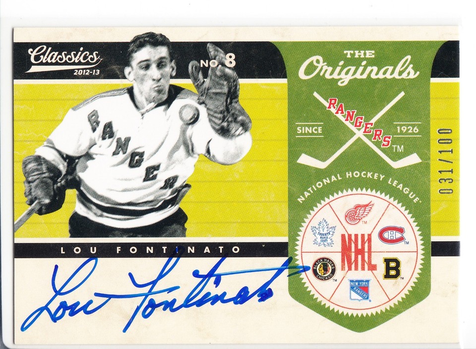 2012-13 Panini Classics Signatures Hockey You Pick Autographs | eBay