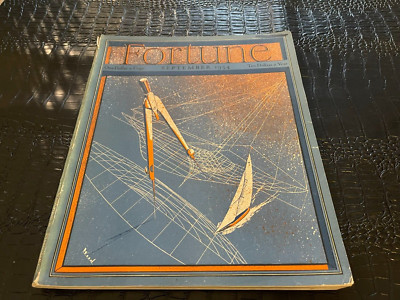 SEPTEMBER 1934 Fortune Magazine - Great cover art and interior ADS | eBay