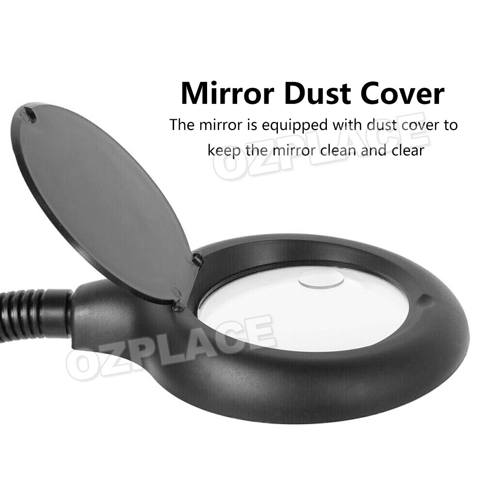 10X Magnifying Glass Lamp 40LED Light Magnifier Desk Table Task Craft ...