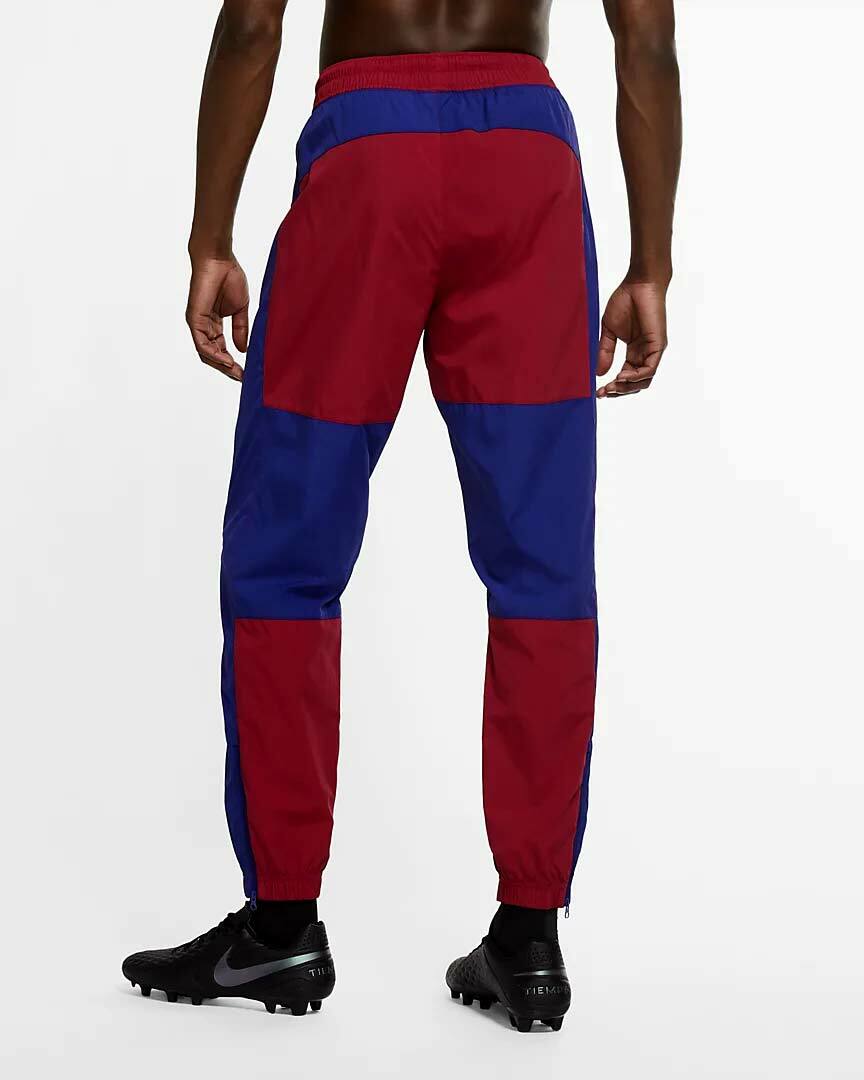 LIMITED NIKE WOVEN PANT "FC BARCELONA" BARCA RETRO SOCCER FUTBOL NOBLE ...