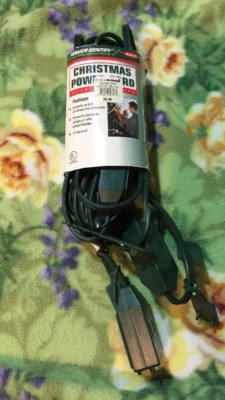 ️Seasons Christmas Power cord 15 ft. Extension Cord Green 727 Sentry ...