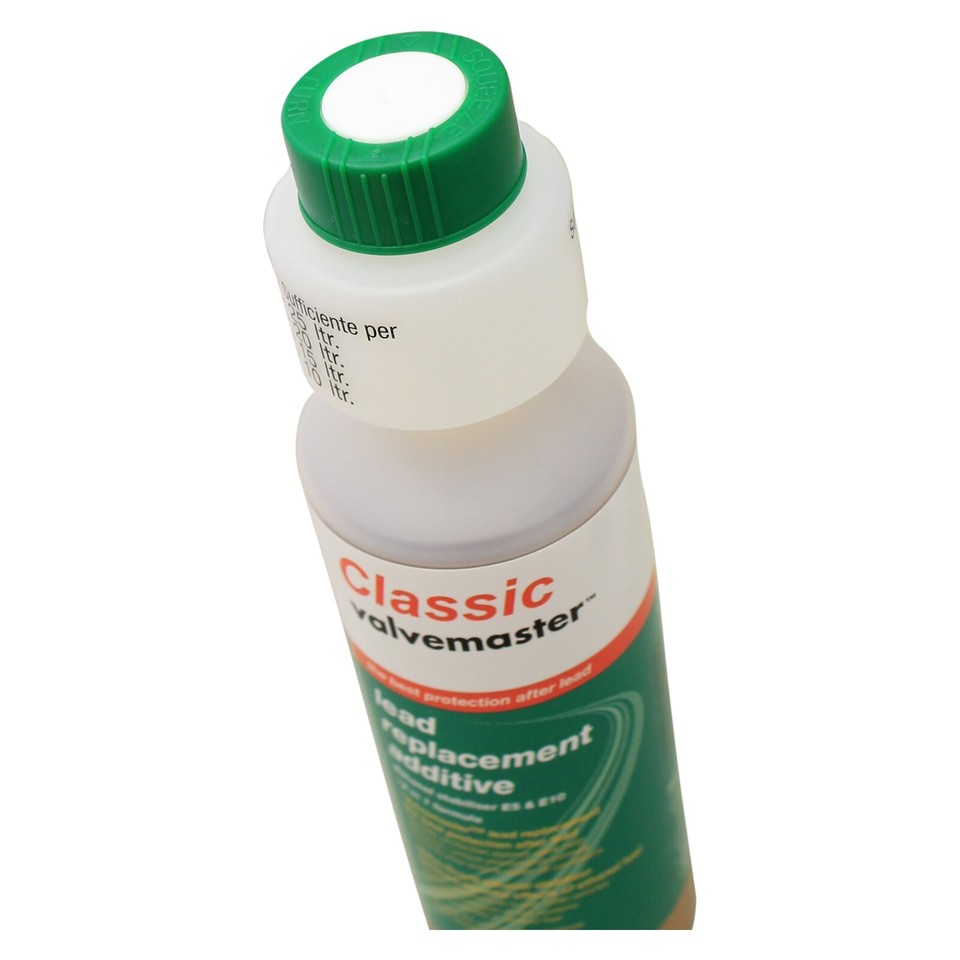 Classic Valvemaster Lead Replacement Fuel Petrol Additive 250ml Treats ...
