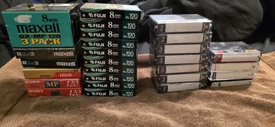 Lot (29) Hi8 8mm Tapes Cassettes Fuji, Sony, Maxwell, Tdk | eBay