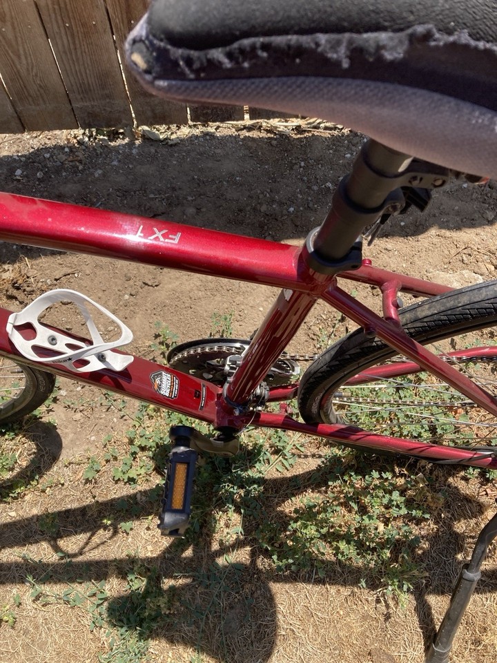 Trek bike FX 1 Gold Alpha Aluminum Light Weight Bike Red | eBay