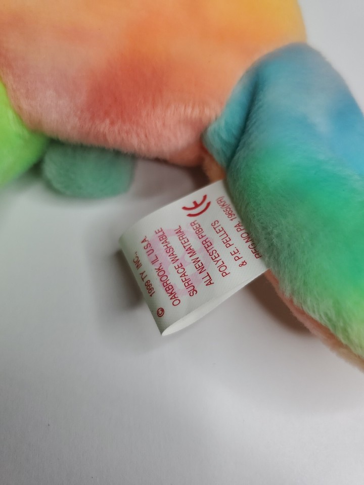 Sammy Bear - TY Beanie Babies - Original Retired MWMTs Stuffed Animal ...