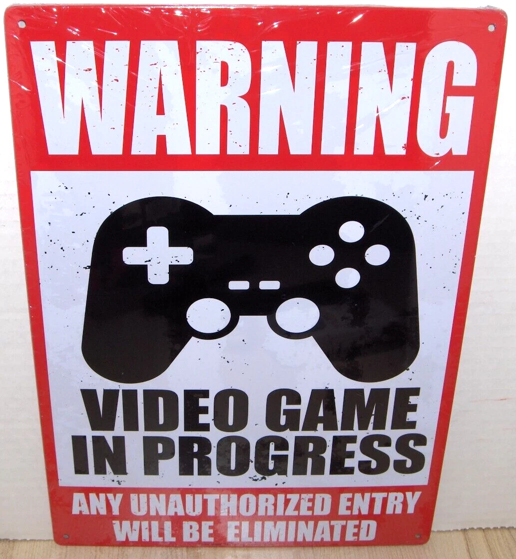 No Games Sign