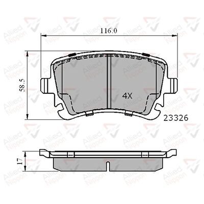 Brake Pads Set For Bentley Continental GT 6.0 Front 3W0698451 ...