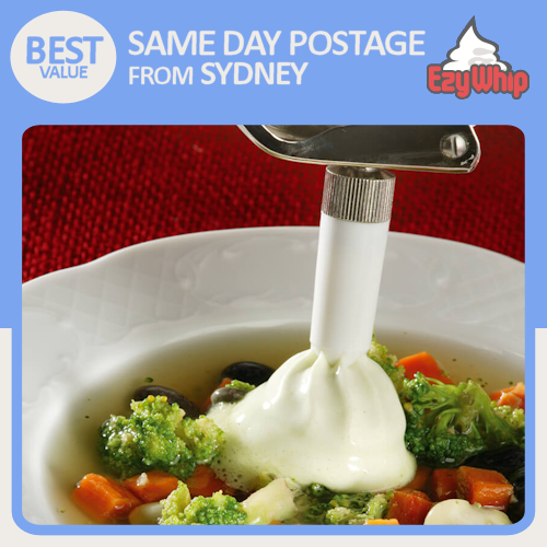 GREEN EZYWHIP CREAM WHIPPER 0.5L DISPENSER WHIPPED ESPUMA CHARGERS ...