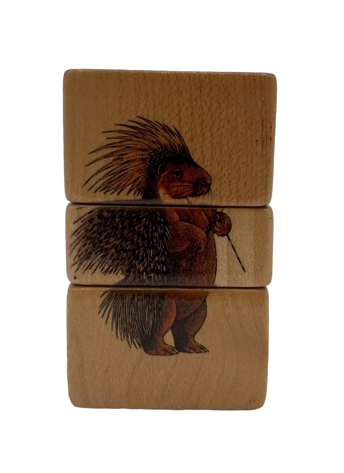 Vintage SEVI Stagukan ARS Edition Wooden BLOCK PUZZLE Wood Italy Toy ...