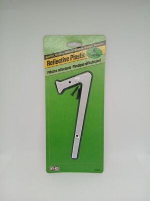 Hy-Ko 4" Reflective Plastic House Number #7 with Nails**New** 30607 | eBay