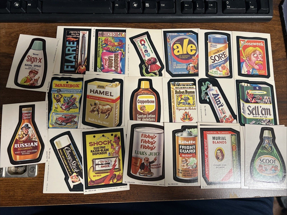 Vintage 1970s Topps Wacky Packages Stickers Lot Over 45 cards! | eBay