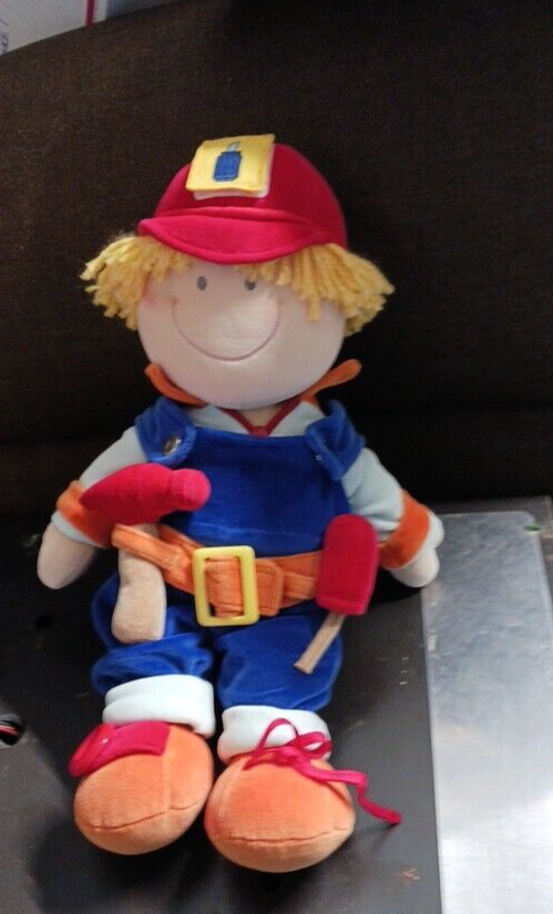 Russ Berrie Zippity Doll Handyman Woody 17" Plush Stuffed Learning ...