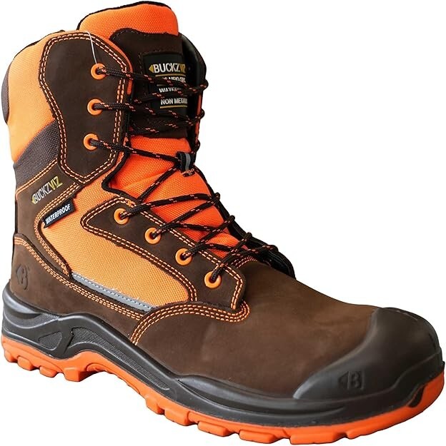 Buckler Buckbootz BVIZ1 Waterproof Hi Vis Safety Work Boots Buckz Viz ...