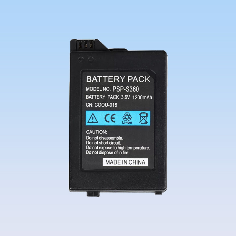 Sony PSP Rechargeable Battery | 1200mAh | 3.6V | PSP 2000/3000 | PSP ...