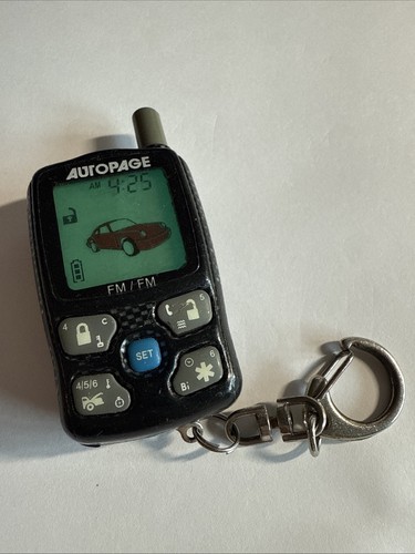 USED AUTOPAGE 2-WAY LCD REMOTE START ALARM TRANSMITTER H50TR03 H5OTR03 ...