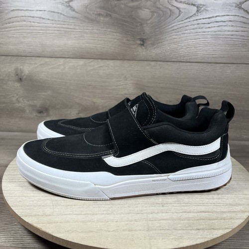 VANS Kyle Walker Pro 2 Black White Strap Suede Hook/Loop Skate Shoe ...