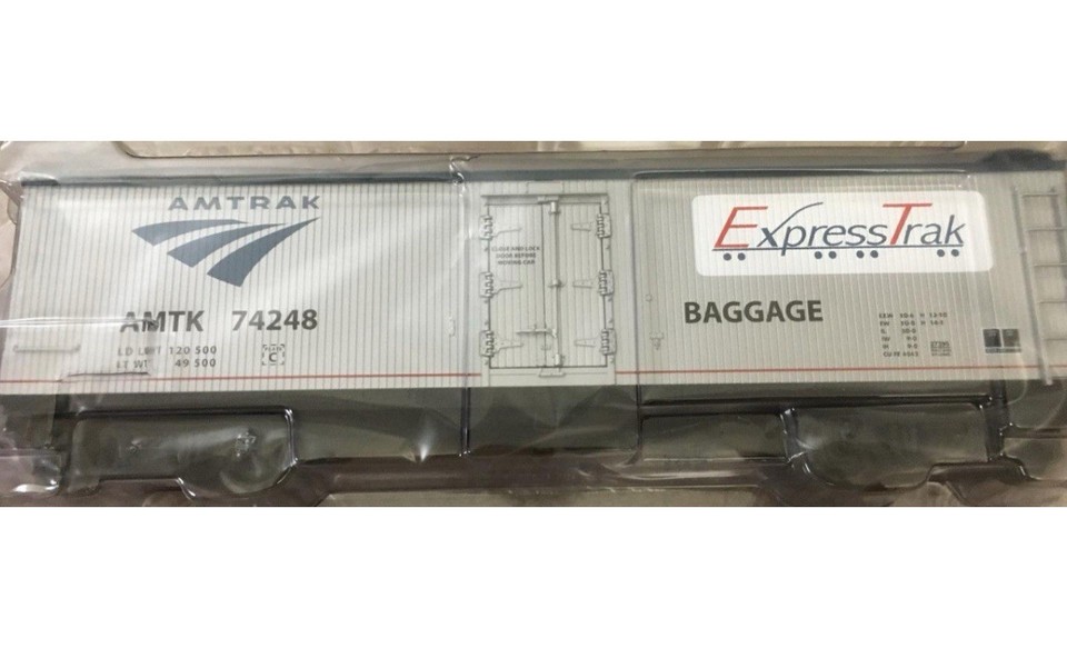 LIONEL AMTRAK EXPRESS TRK PHASE V PASSENGER BAGGAGE BOX CAR 6-27395! O ...